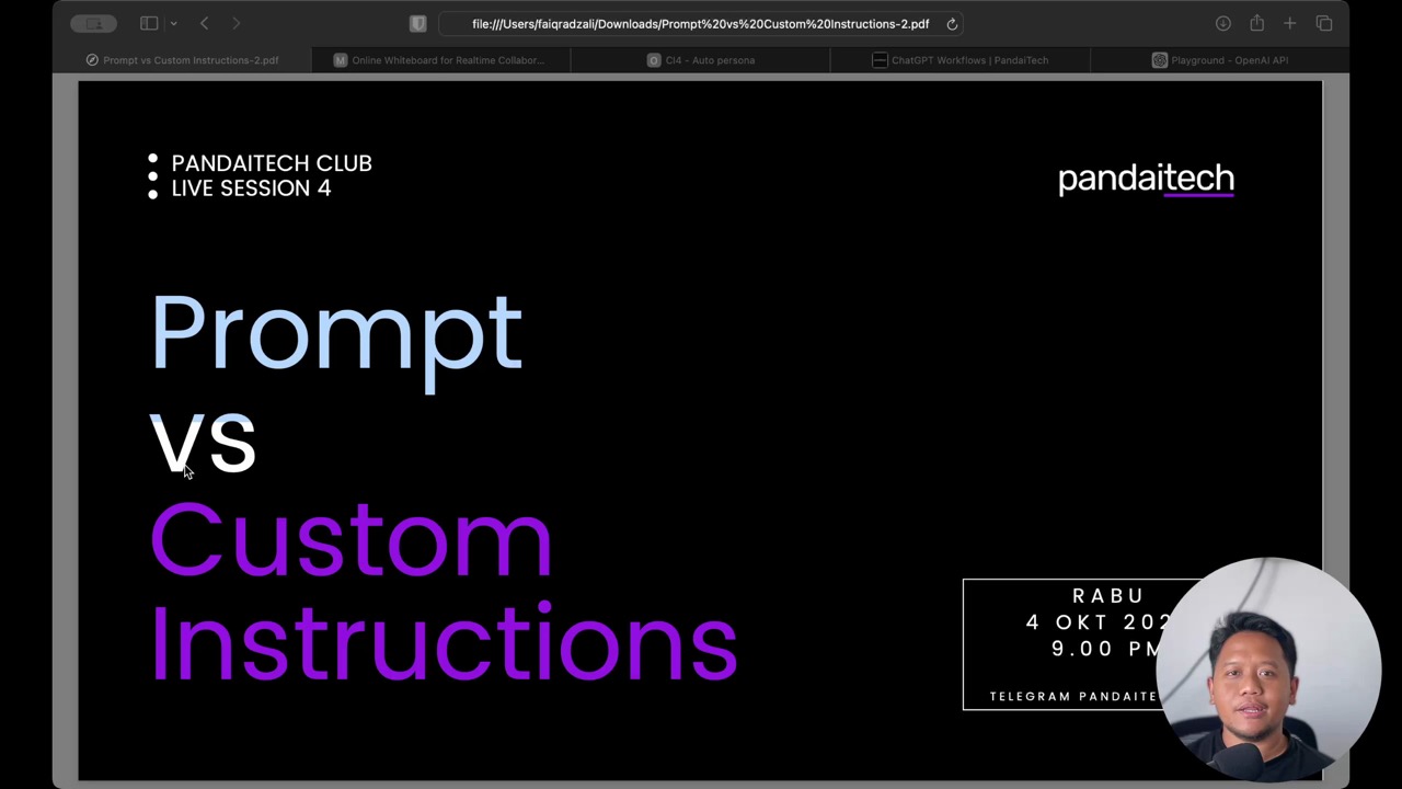 ChatGPT Promptcrafter Course - Belajar ChatGPT Sekarang | PandaiTech